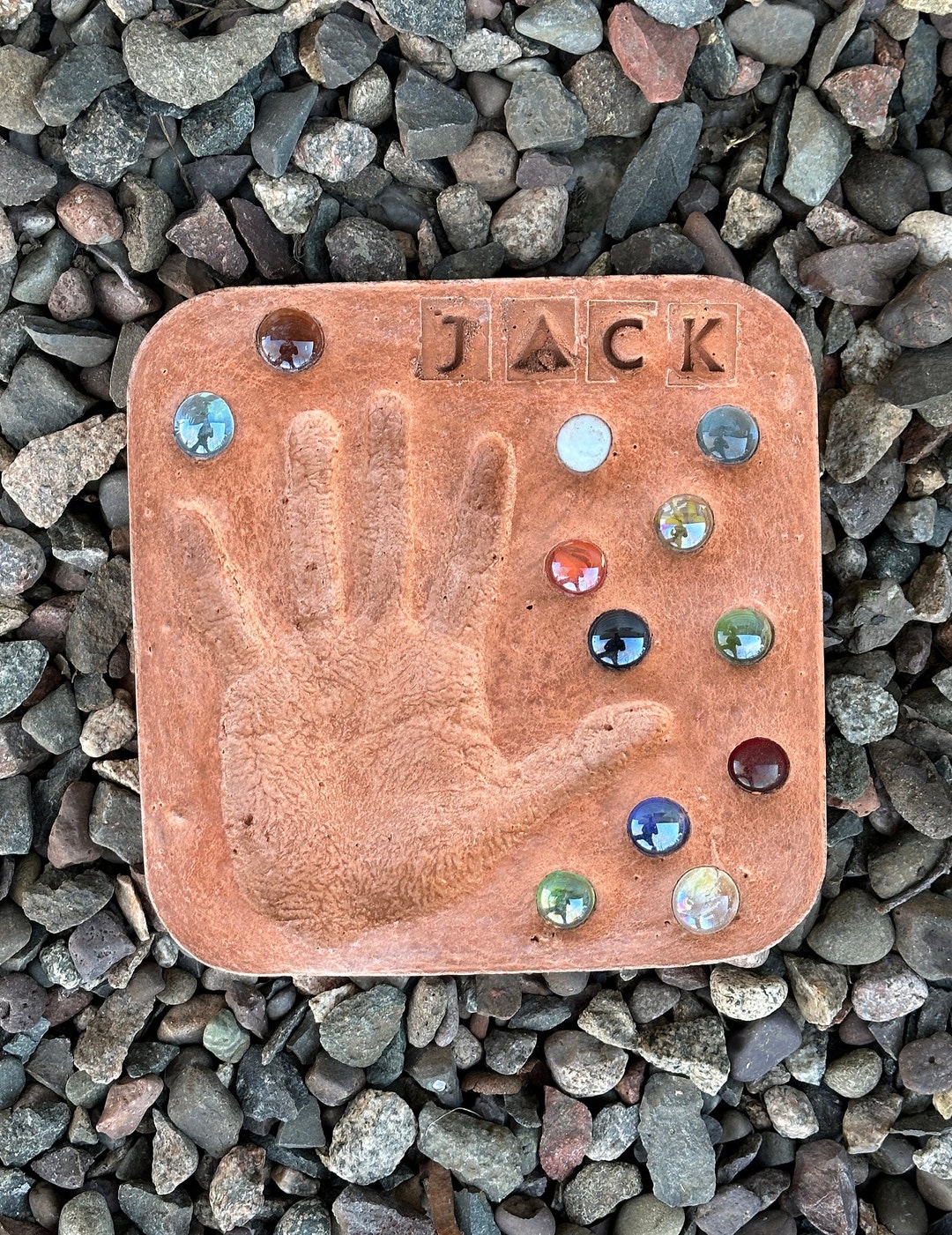 Handprint and Footprint Kids Craft Kit - Create Your Own Stepping Stone ...