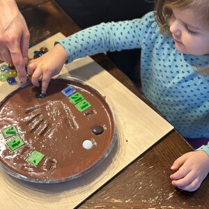 DIY Garden Stepping Stone Kit, Handprint Stepping Stone, Footprint ...