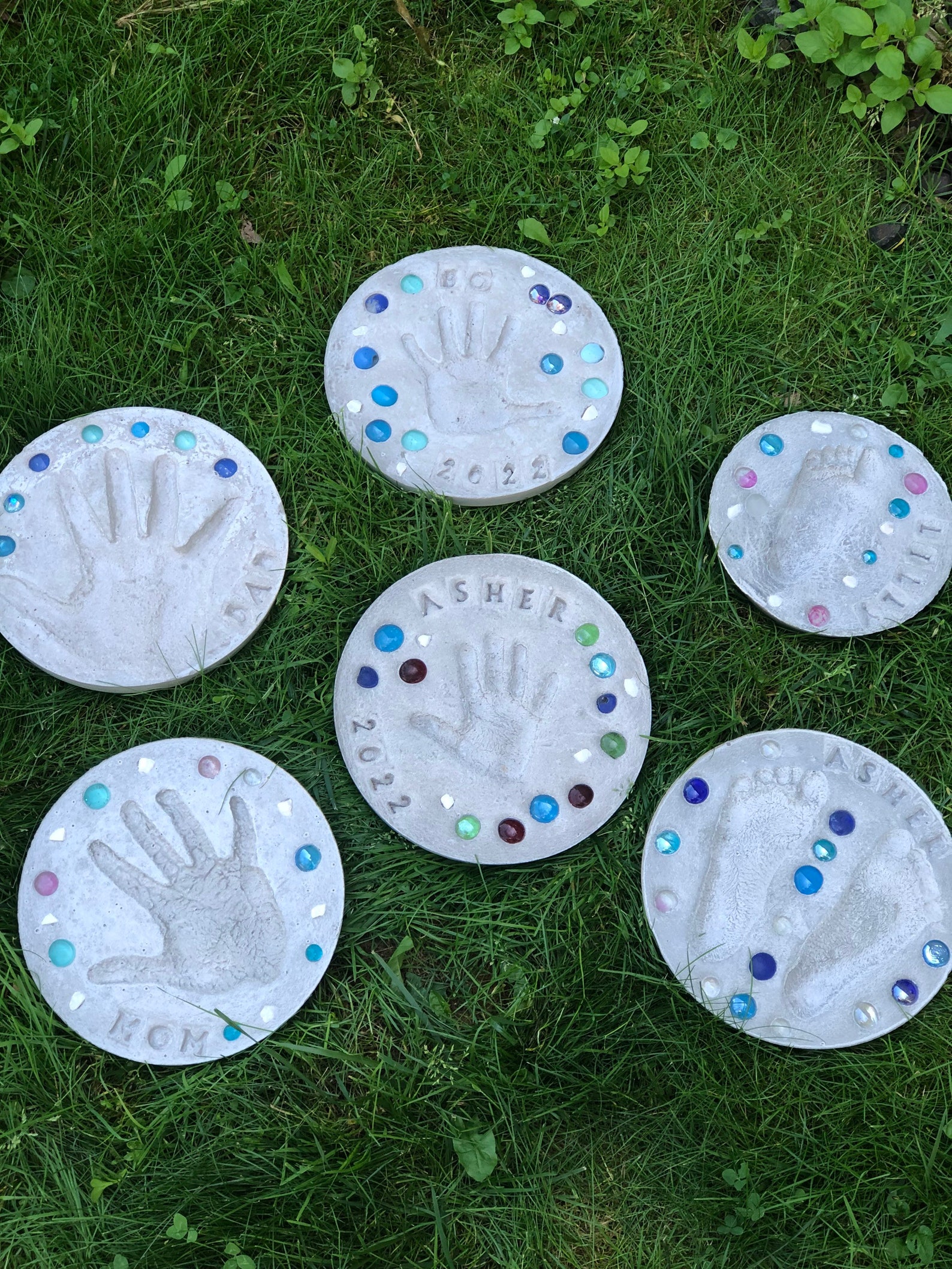 DIY Stepping Stone Kit Handprint Stepping Stone Footprint - Etsy