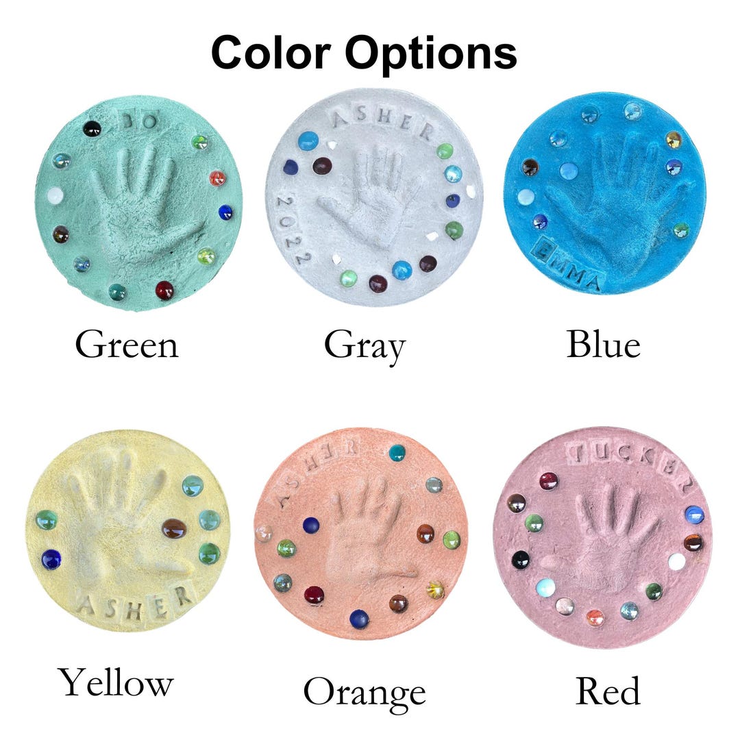 Make Your Own Stepping Stone Kit, Mother's Day Gift, Handprint Stepping ...