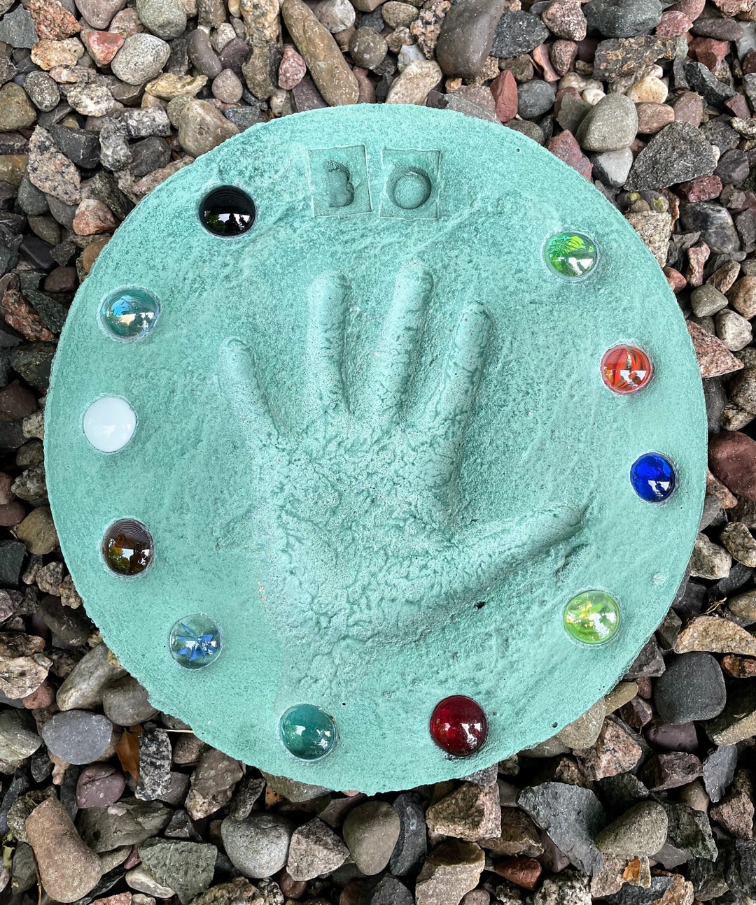 Customizable Handprint Concrete Kit Make Your Own Stepping Stone ...