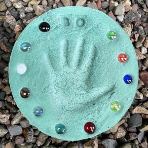 Colored DIY Stepping Stone Kit, Handprint Stepping Stone, Footprint ...