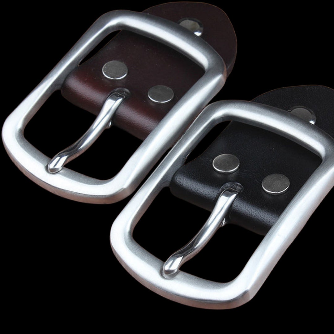 Stainless Steel Belt Buckle Connection Set 40mm Fits 1 1/2" (38mm) Belt ...