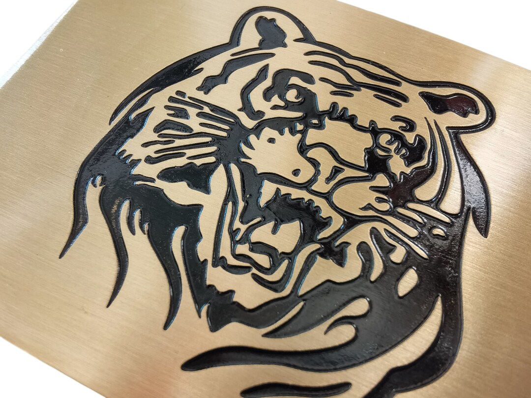 Heavy Duty Tiger Solid Brass Man's Belt Buckle 40mm for 1.5" Belt - Etsy