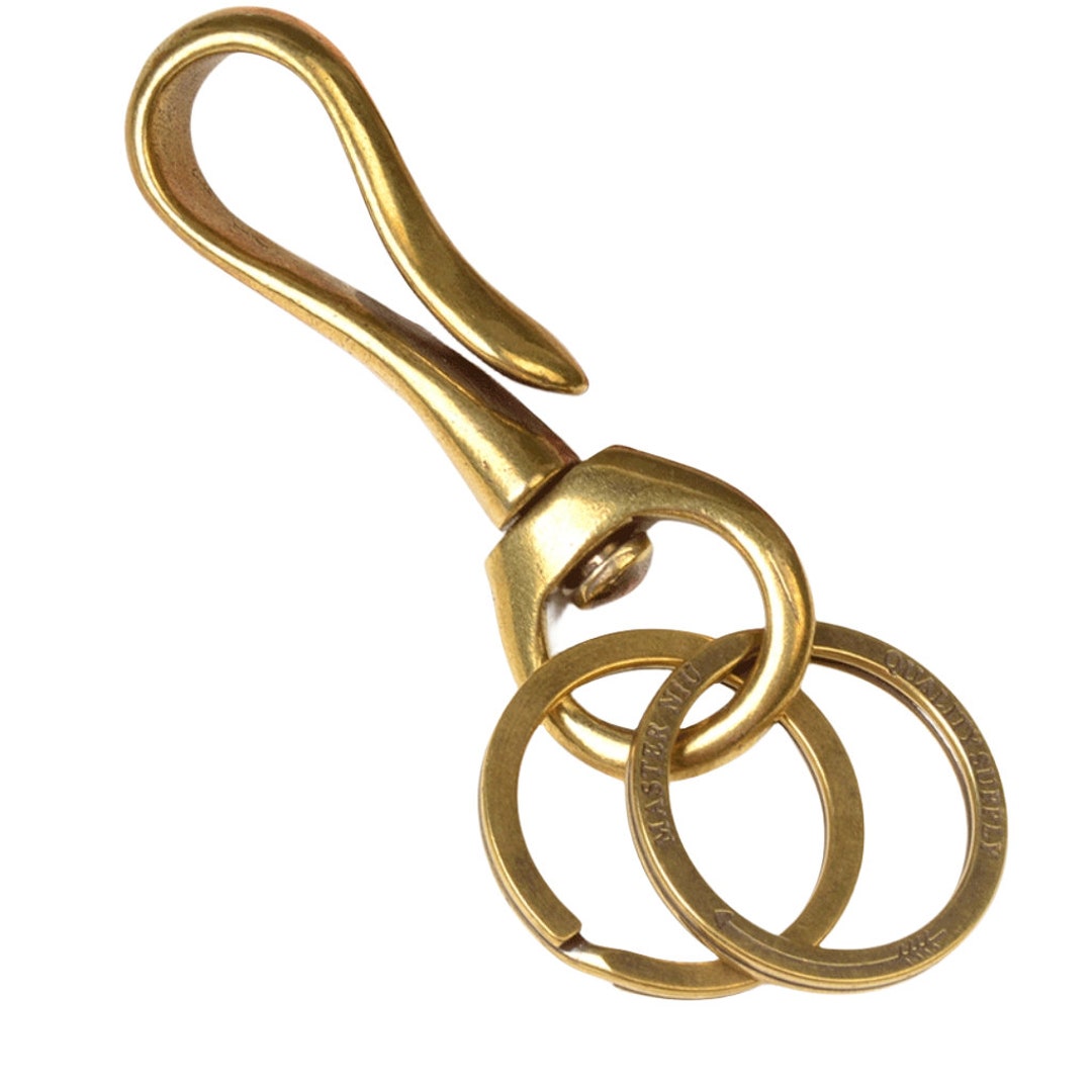 Collections Solid Brass Wallet Shackle Chain Key Ring Purse Hook - Etsy