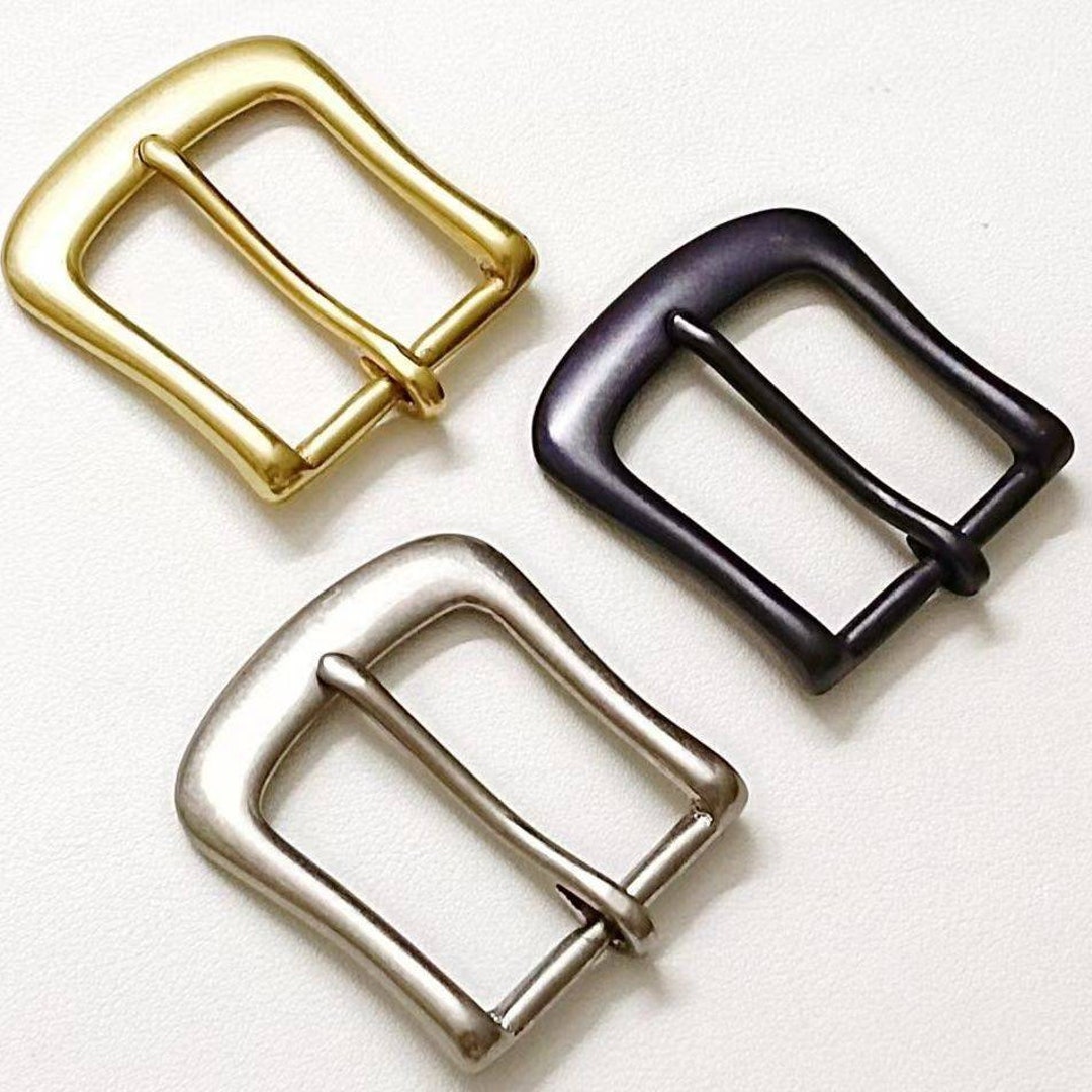 Solid Brass Rectangle Adjusted Belt Buckle 35/38mm - Etsy