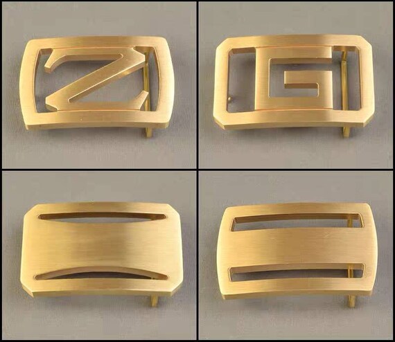 Stainless Steel Belt Buckle Solid - Square Design, Fits 1.375 Inch Wide ...