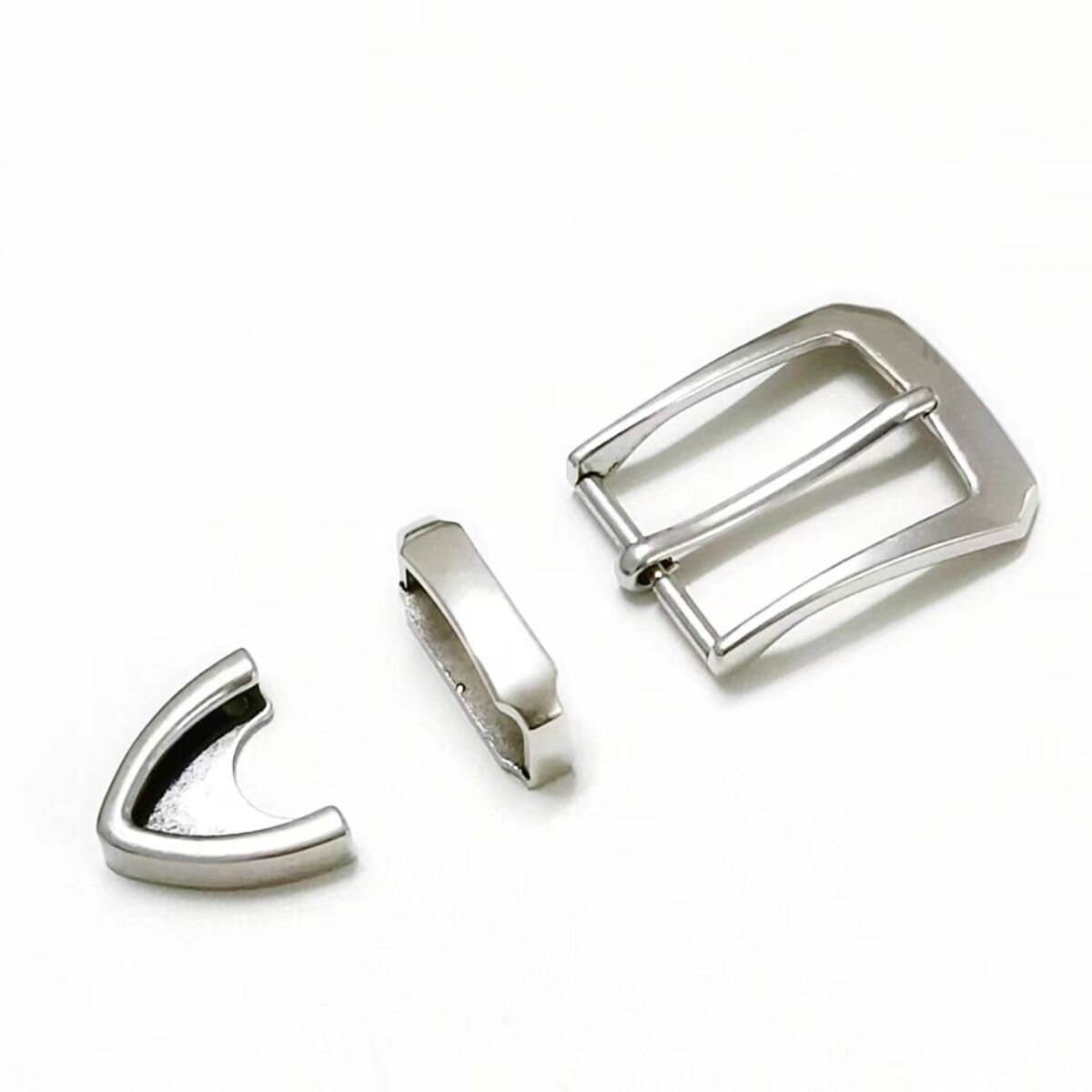 Retro Silver-coated Gold Alloy Western Belt Buckle Loop Tips Set 3pcs ...