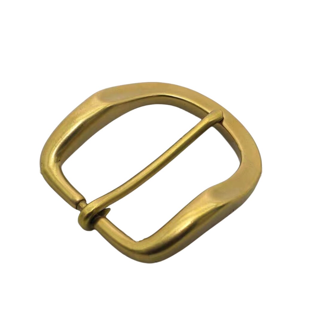 Simple Pin Solid Brass Belt Buckle Button Buckles 34/36mm - Etsy