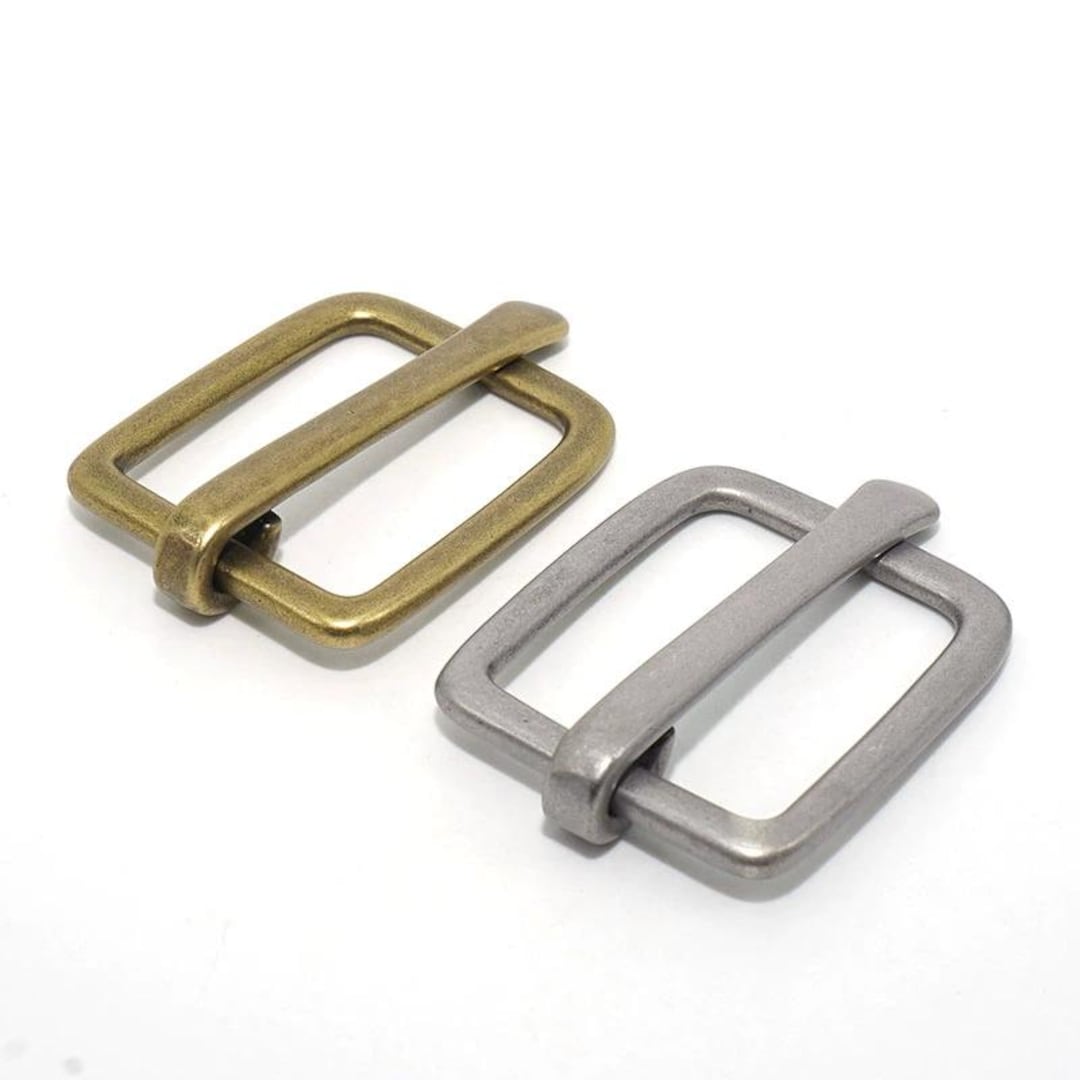 Solid Brass Rectangle Belt Buckle Wide Prong 26mm for 1” Belt - Etsy