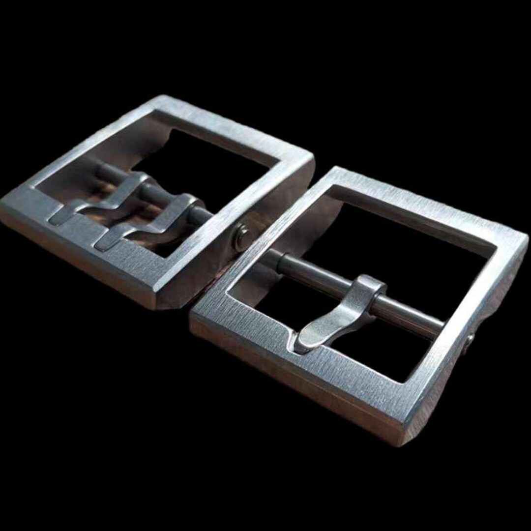 Rectangle Thick Titanium Belt Buckle Detachable 40mm 45mm - Etsy