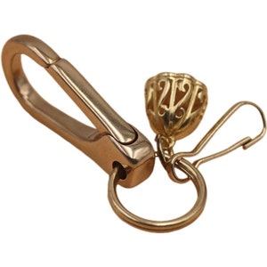 Solid Brass Key Chain Key Ring Brass Chains Wallet Chain Purse With ...