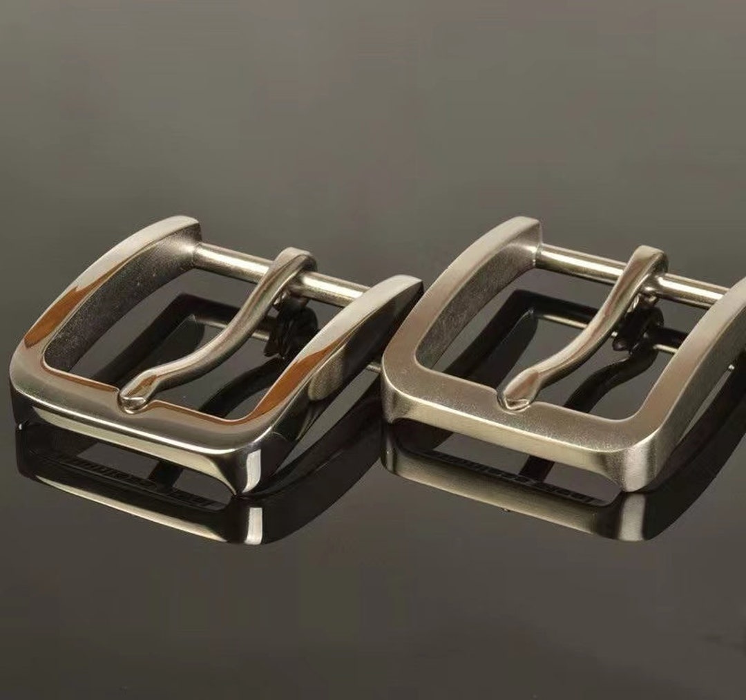 Stainless Steel Simple Pattern Rectangle Square Belt Buckle for 1 1/2 ...