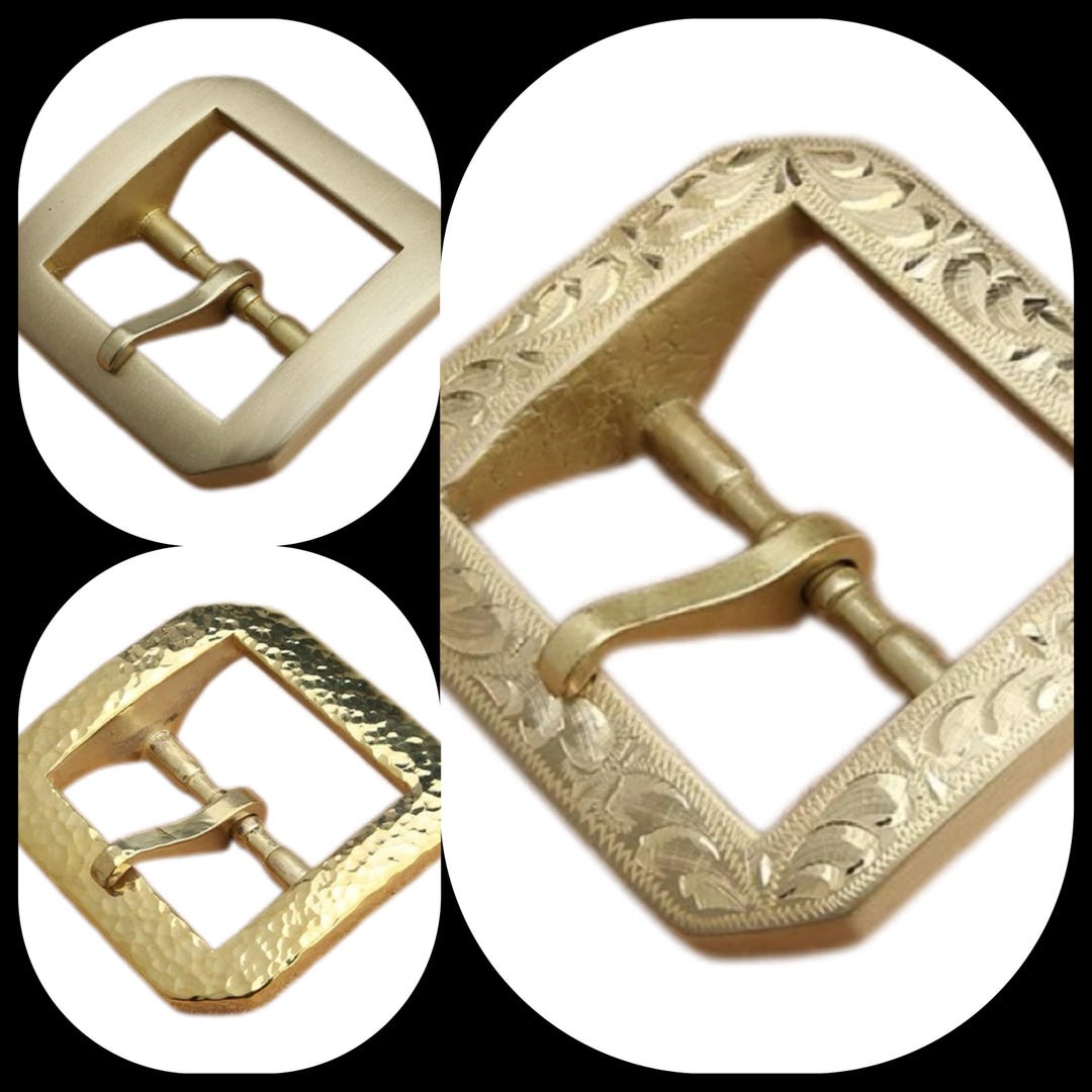 Solid Brass Heavy Duty Square Buckle 40mm Fits 1 1/2" Belt - Etsy