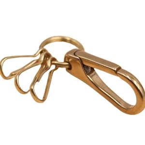 Solid Brass Key Chain Key Ring Brass Chains Wallet Chain Purse With ...