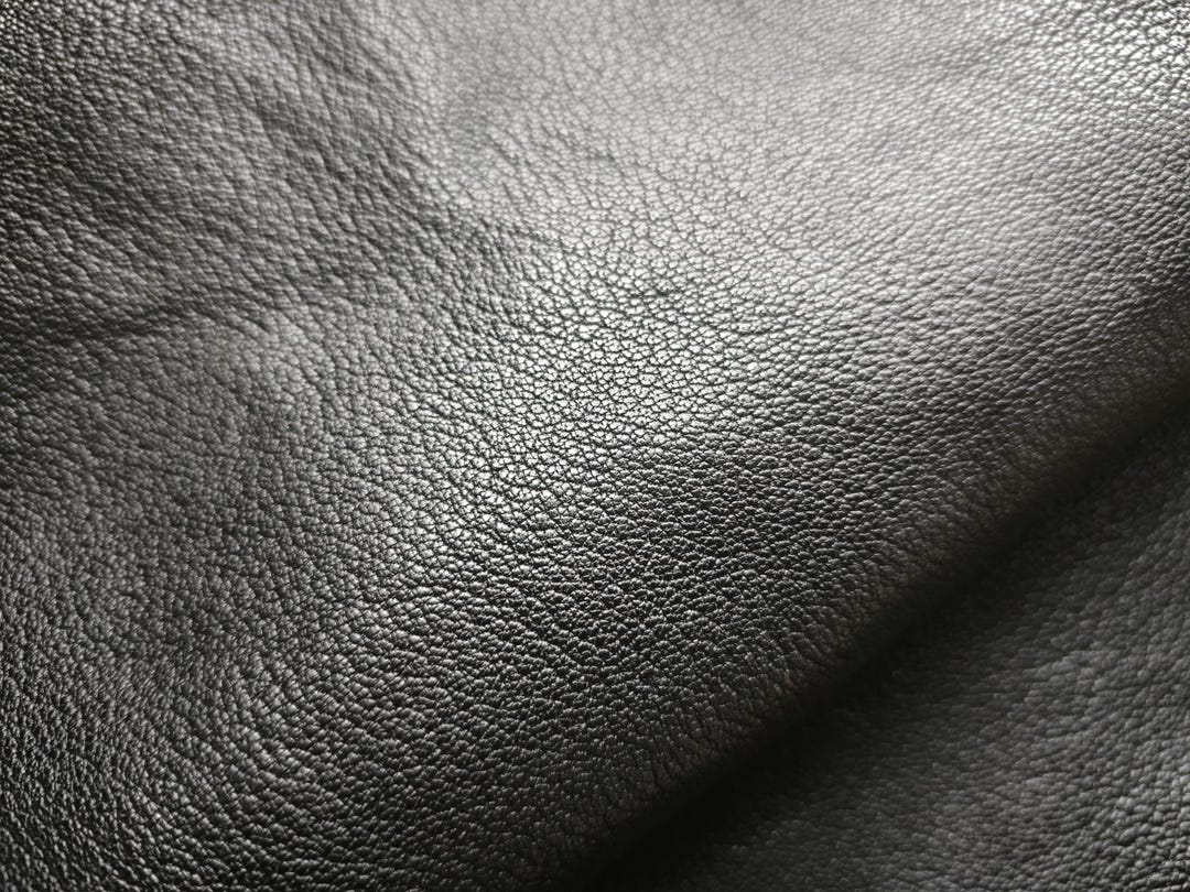 Black Vegetable Tanning Goat Skin Leather Piece, Genuine Whole Hide - Etsy