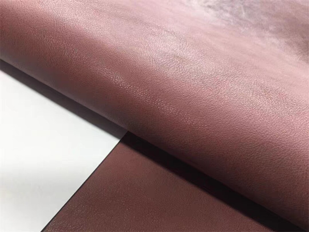 Waxed Reddish Brown Maroon Goat Skin Leather Piece Whole Hide - Etsy