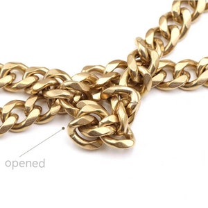 Solid Brass Chain Key Ring Bags Chains Wallet Chain Purse Chains Length ...