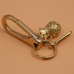 Solid Brass Key Chain Key Ring Brass Chains Wallet Chain Purse With ...