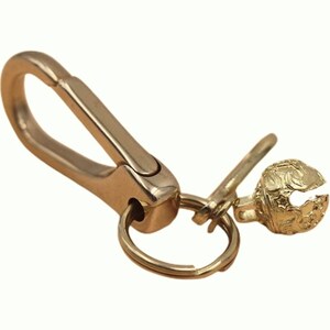 Solid Brass Key Chain Key Ring Brass Chains Wallet Chain Purse With ...