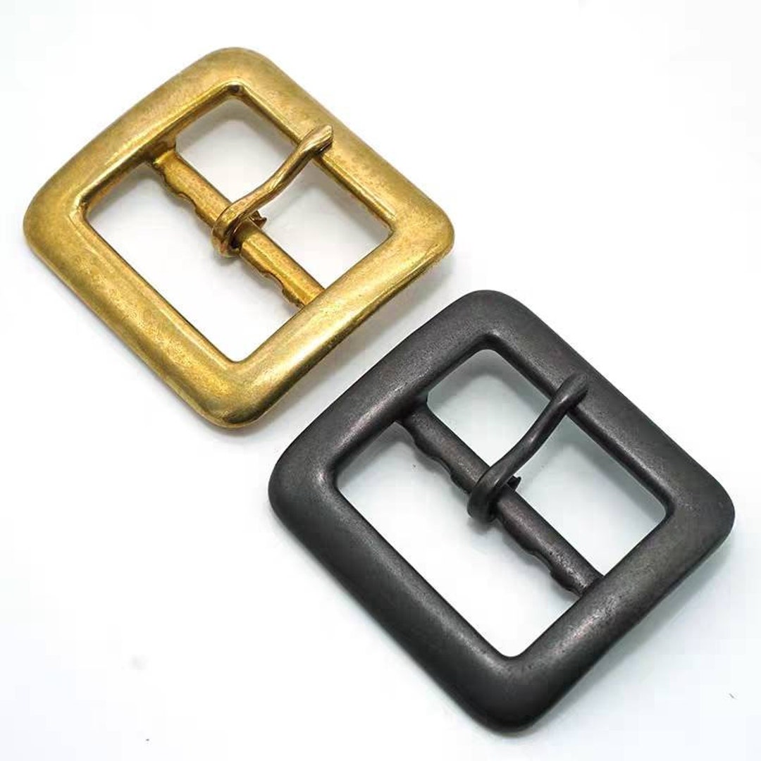 Retro Solid Brass Rectangle Simple Adjustable Buckle 36mm - Etsy