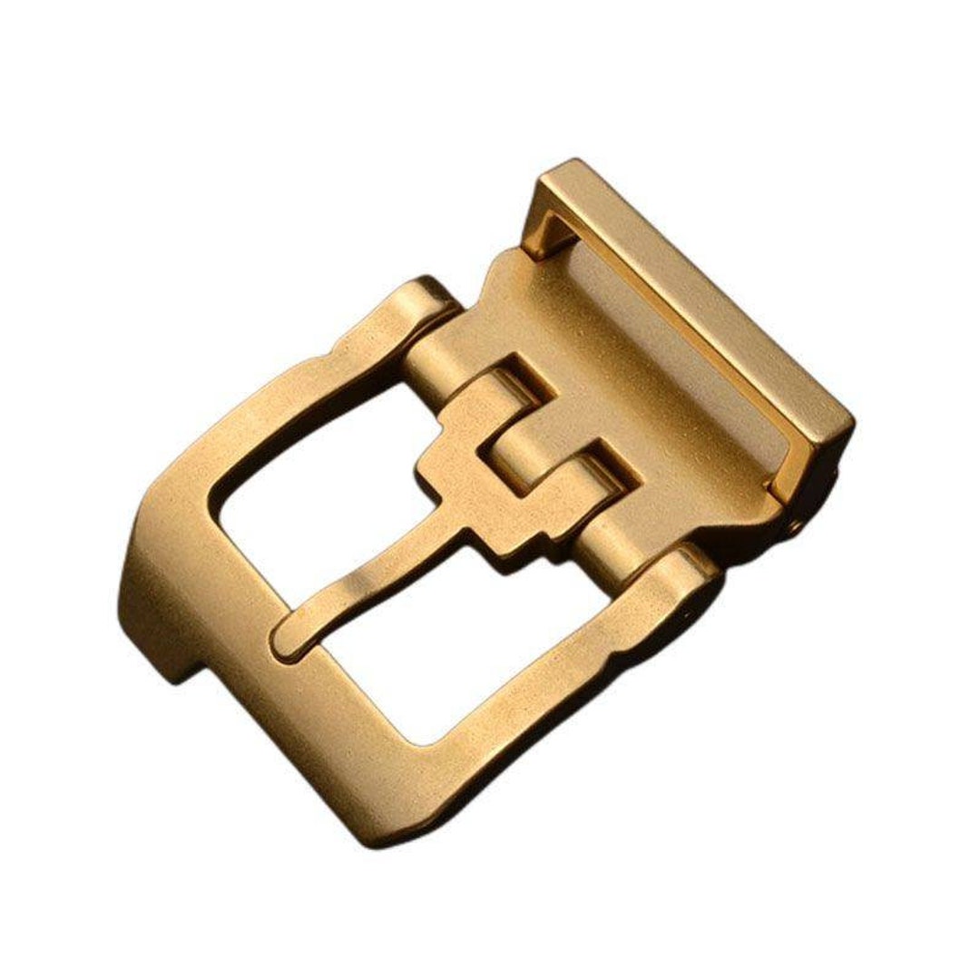 Solid Brass Belt Buckle & Loop Fits for 1 1/2" - Etsy