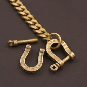 Solid Brass Key Chain Key Ring Brass Chains Wallet Chain Purse With ...