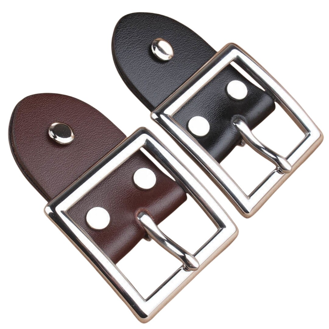 Square Simple Stainless Steel Belt Buckle Connection Set 40mm Fits 1.5 ...