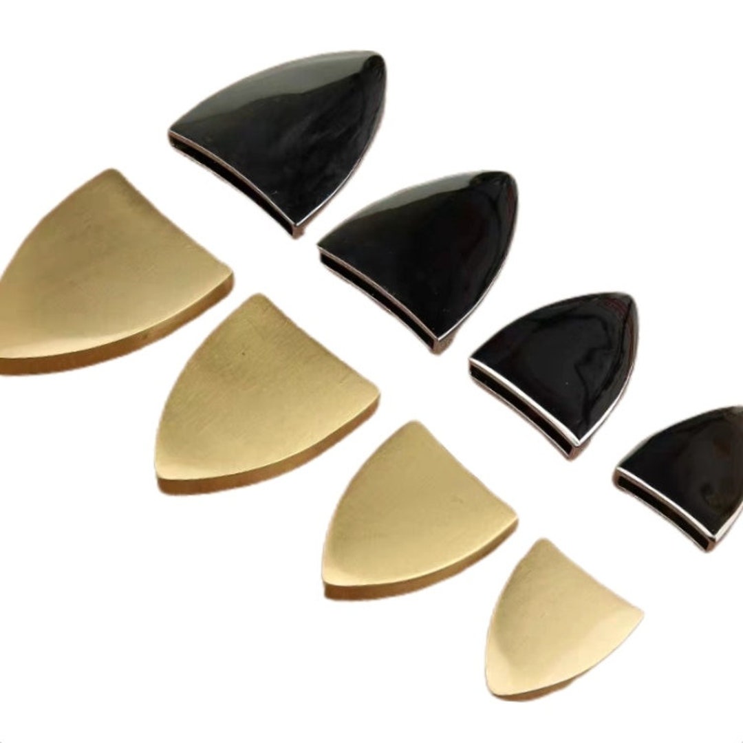 Solid Brass Belt Loop Tips: Western Leather Craft Hardware - Etsy