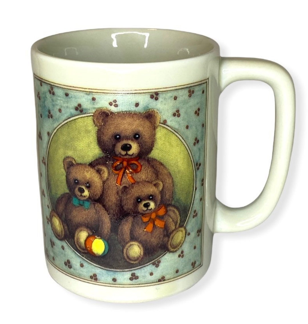 Vintage Otagiri Japan Three Bears Coffee Tea Mug - Etsy