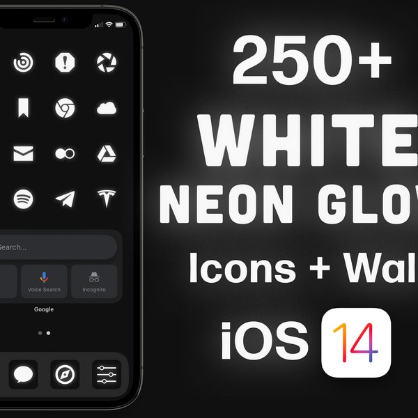 Neon App Icons - Etsy