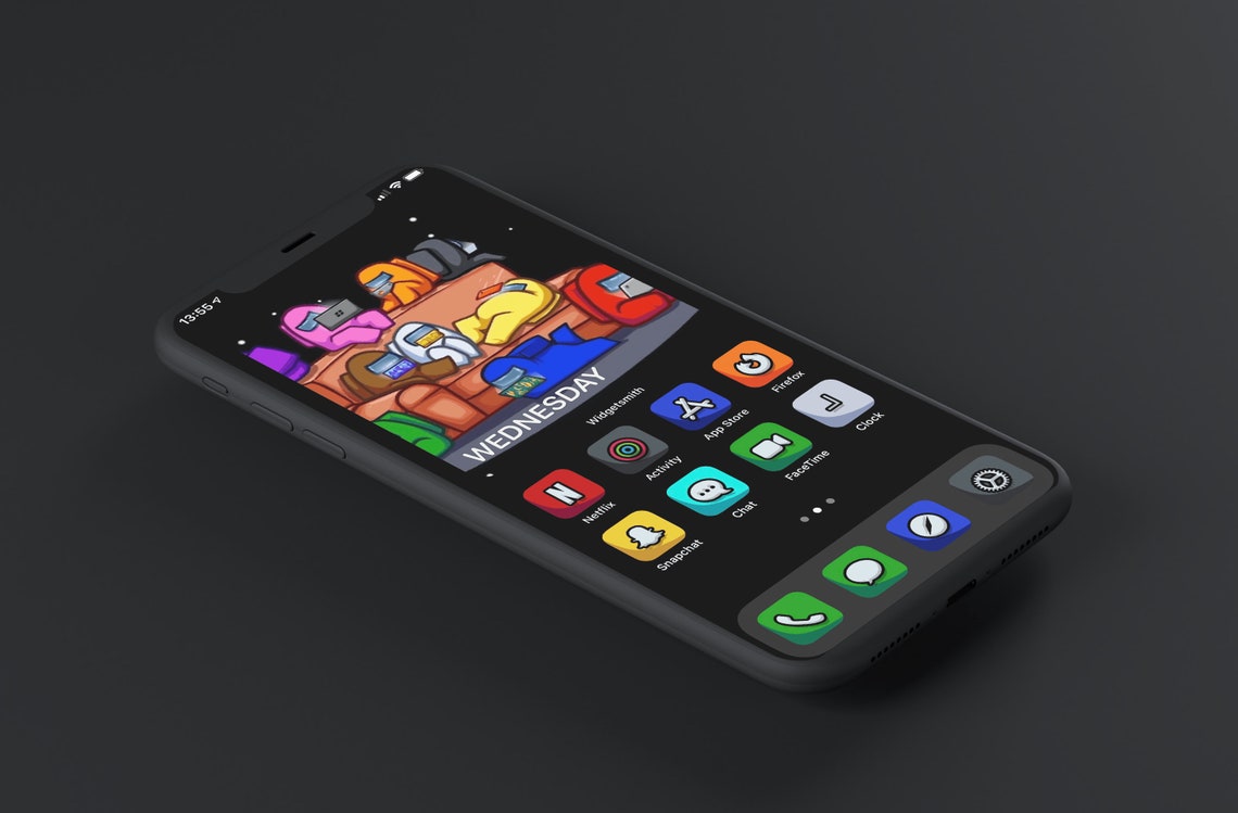 Among Us Style, Video Game, Ios 16 Icon Set, Aesthetic, Ios 16 App ...