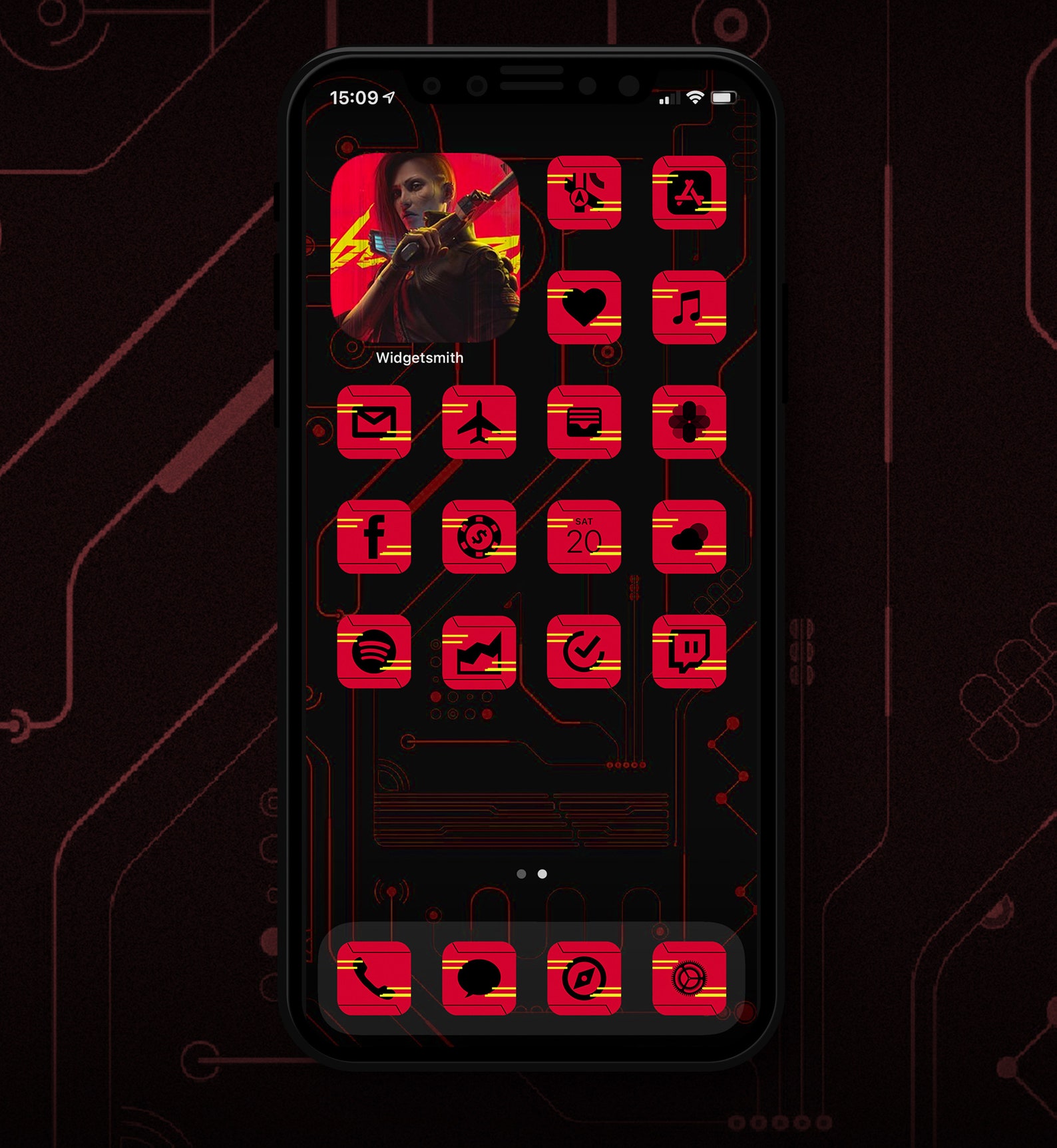Cyberpunk Ios 26 Icon Set: Phantom Liberty Style, 510+ Neon App Icons ...