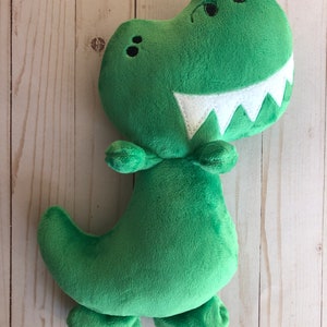 Personalized Pink Dinosaur Plush, Cute Dinosaur Doll Handmade for Baby ...