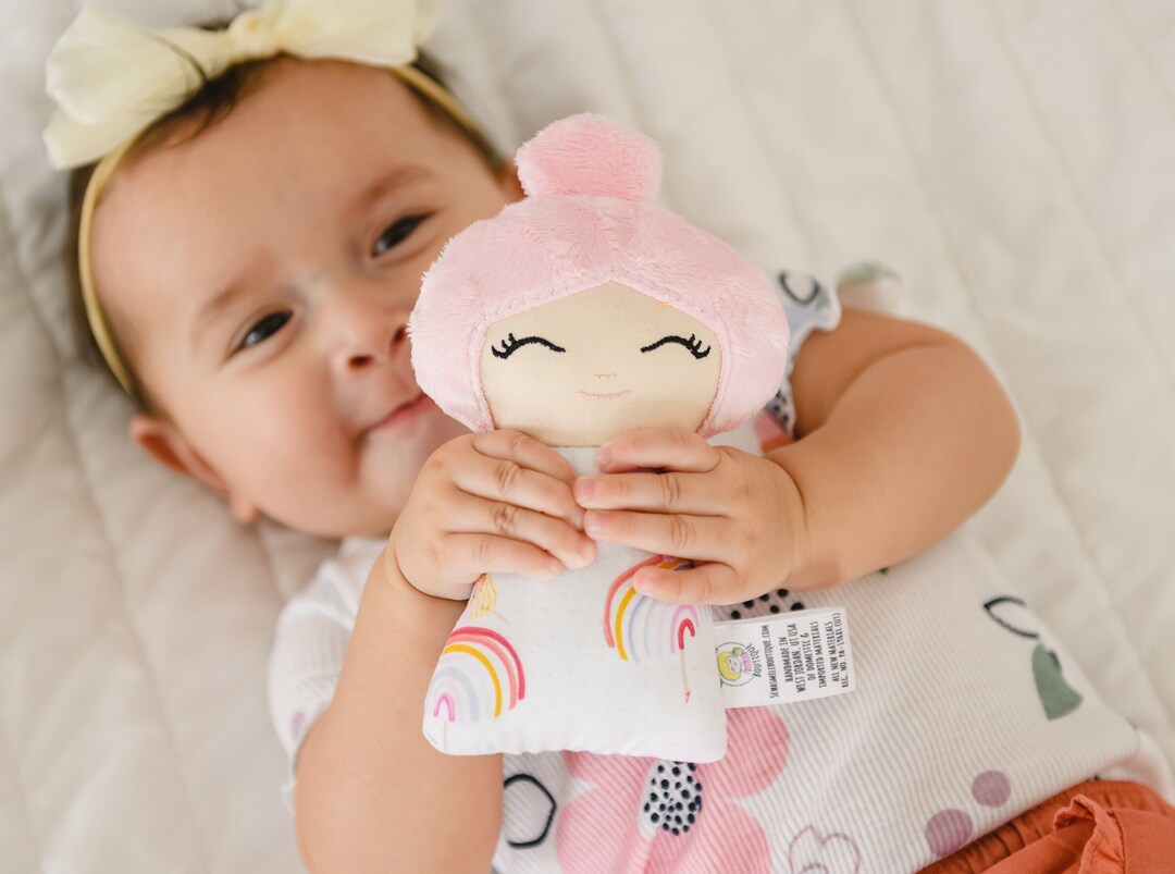 Custom Baby Rattle, First Soft Doll, Baby First Doll, 12-18 Month Toys ...