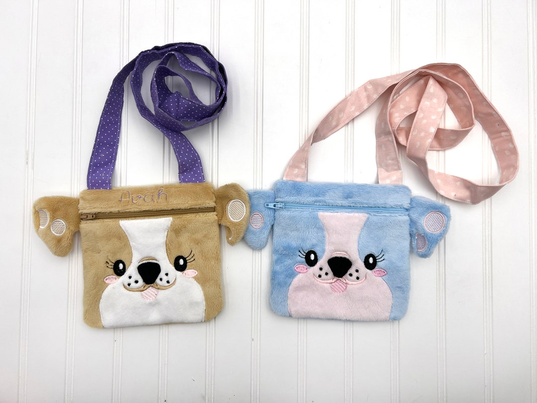 Bulldog Purse for Girl, Crossbody Bag for Little Girl, Bulldog Bag ...