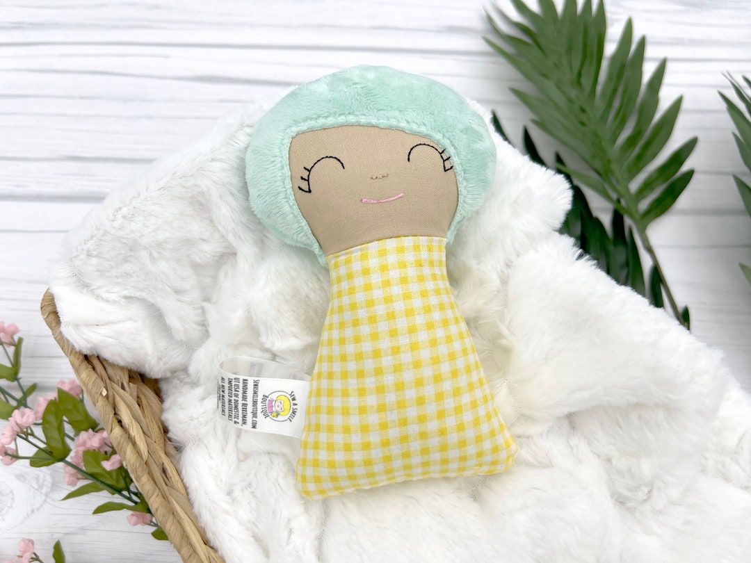 Baby Rattle for Baby Girl, First Doll for Newborn, Baby Toys 6-12 ...