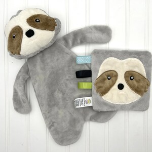 Sloth Lovey, Baby Lovey, Personalized Animal Lovey, Security Baby ...