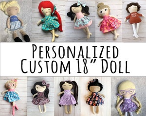 Custom Rag Doll Design Your Own Rag Doll Personalized Rag - Etsy Canada