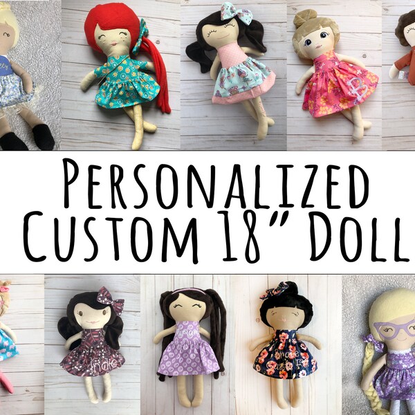 Soft Fabric Doll - Etsy