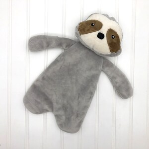 Sloth Lovey, Baby Lovey, Personalized Animal Lovey, Security Baby ...