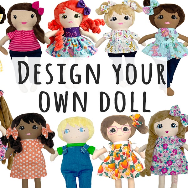 Soft Fabric Doll - Etsy
