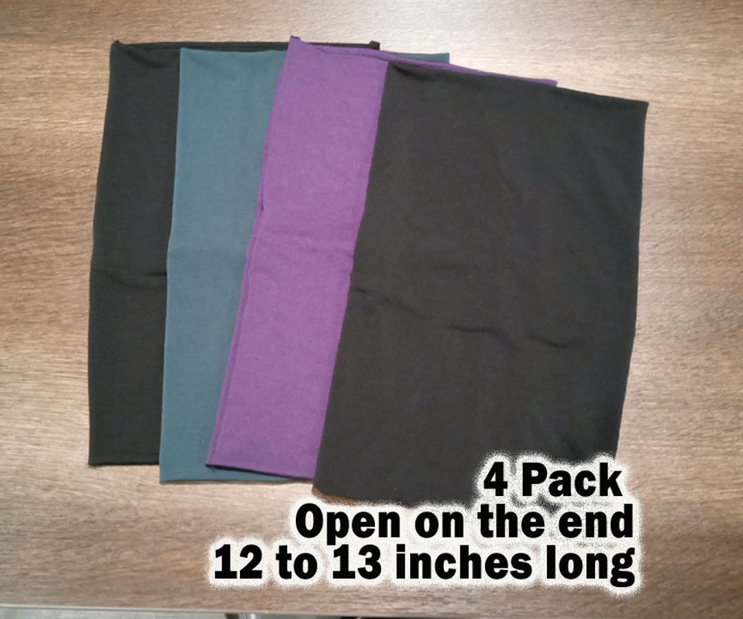 Choose From a Mixed Solid Color or All Black 4 Pack Open 12 to 13 ...