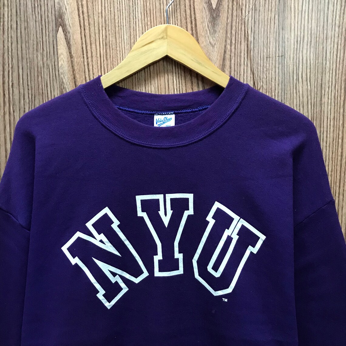 Vintage New York University Sweatshirt Crewneck Big Logo | Etsy