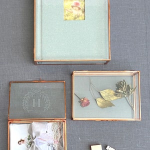 Personalized Photo Glass Box, Engraved Image Box, 4x6, 5x7, 8x10 Photo ...