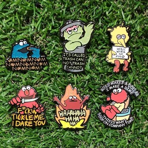 Funny Meme Enamel Pins Gift Memes Fire Haha - Etsy