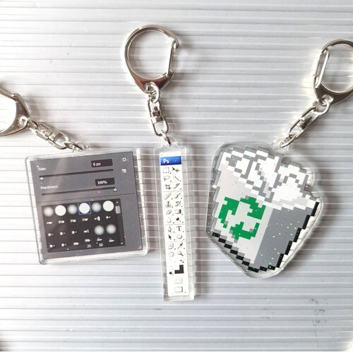 Digital Tools Keychain - Etsy