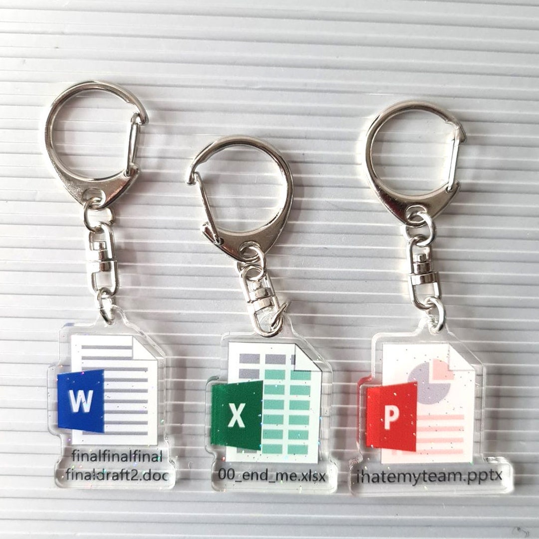 Programs Naming Convention Keychain - Etsy