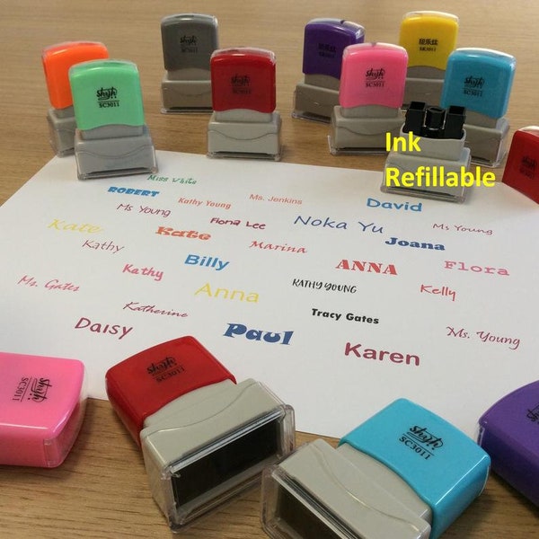 Kids Name Stamp - Etsy