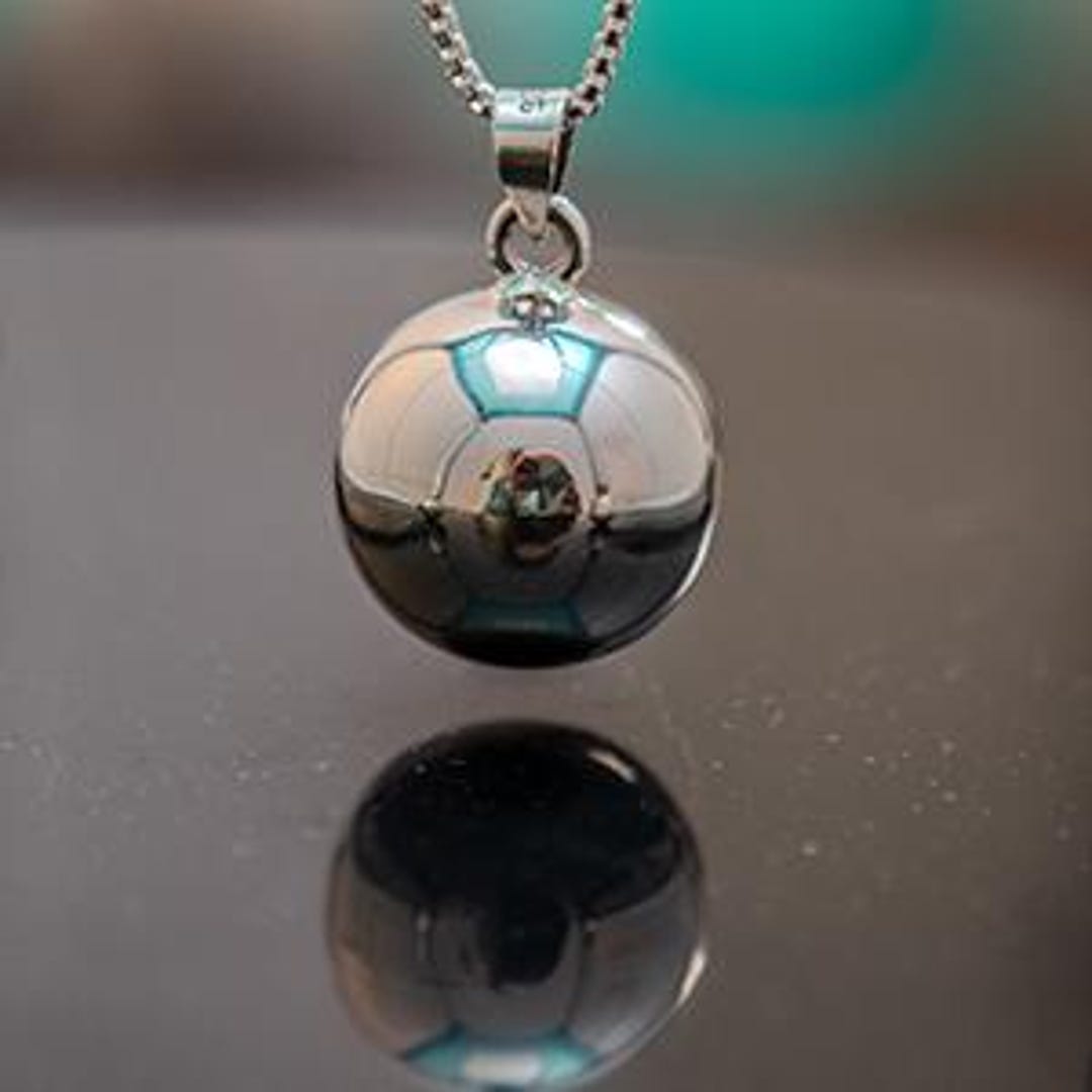 Sterling Silver Singing Ball With Bail Pendant - Etsy
